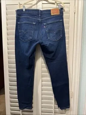 Levis Strauss | Jeans | Levis Straight Mens Jeans In Deep Indigo | Poshmark